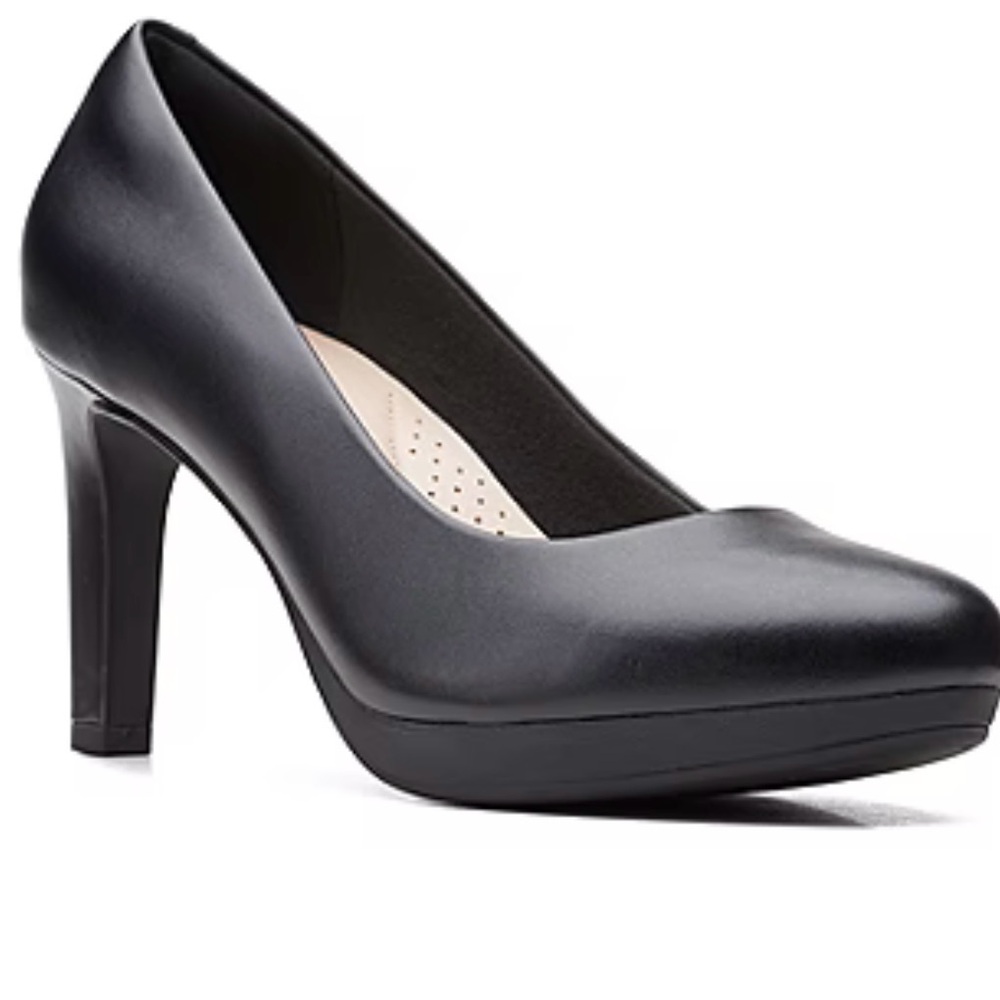 Clark’s Amber Joy Stiletto Heel Black Pumps - Gem
